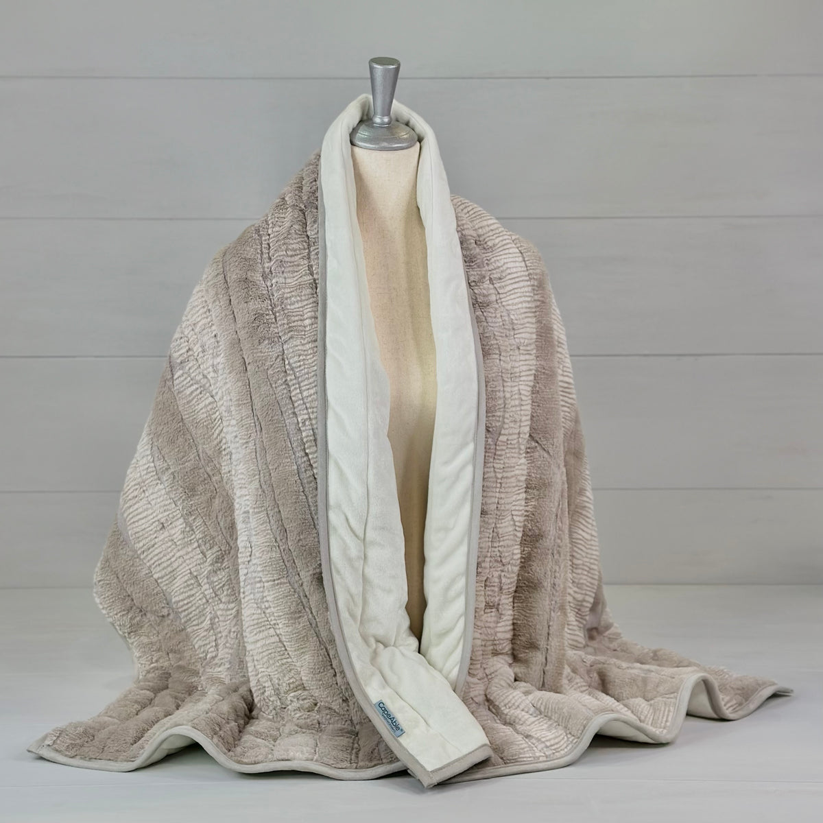 Embrace Wrap Blanket | CapeAble | Hybrid Weighted Blanket & Wrap ...